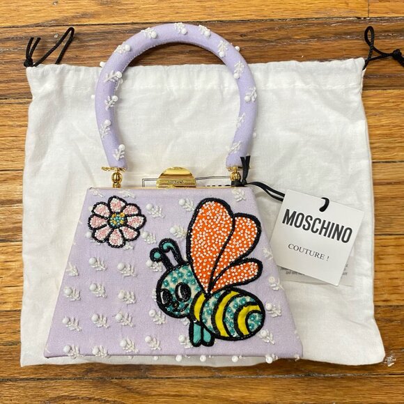 Moschino | Bags | Ss22 Moschino Couture Jeremy Scott Purple Childs ...